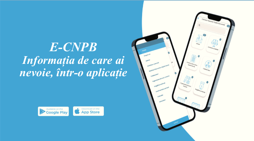 E-CNPB, Informația de care avem nevoie, într-o aplicațieIunie 2022 ...